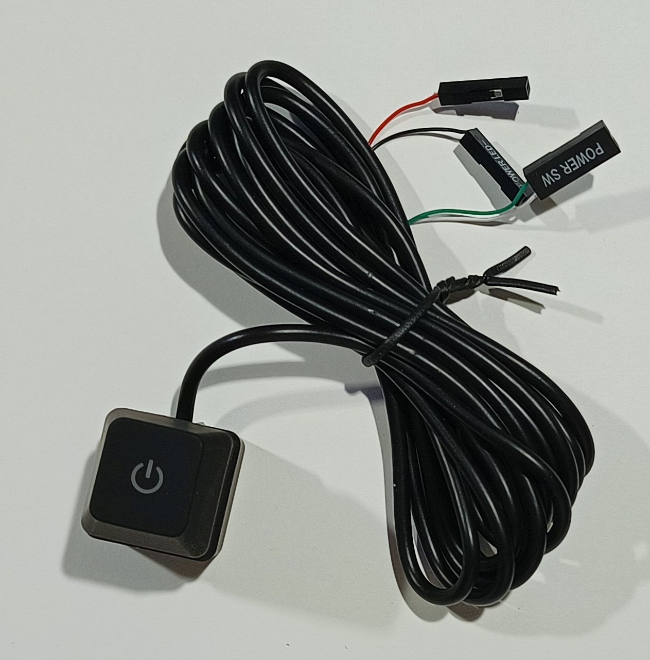 Using an AliExpress external power button for PC – Garry's blog