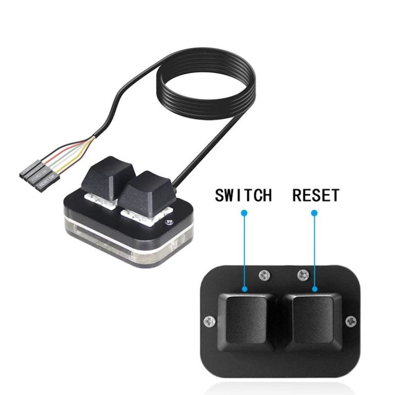 Using an AliExpress external power button for PC – Garry's blog