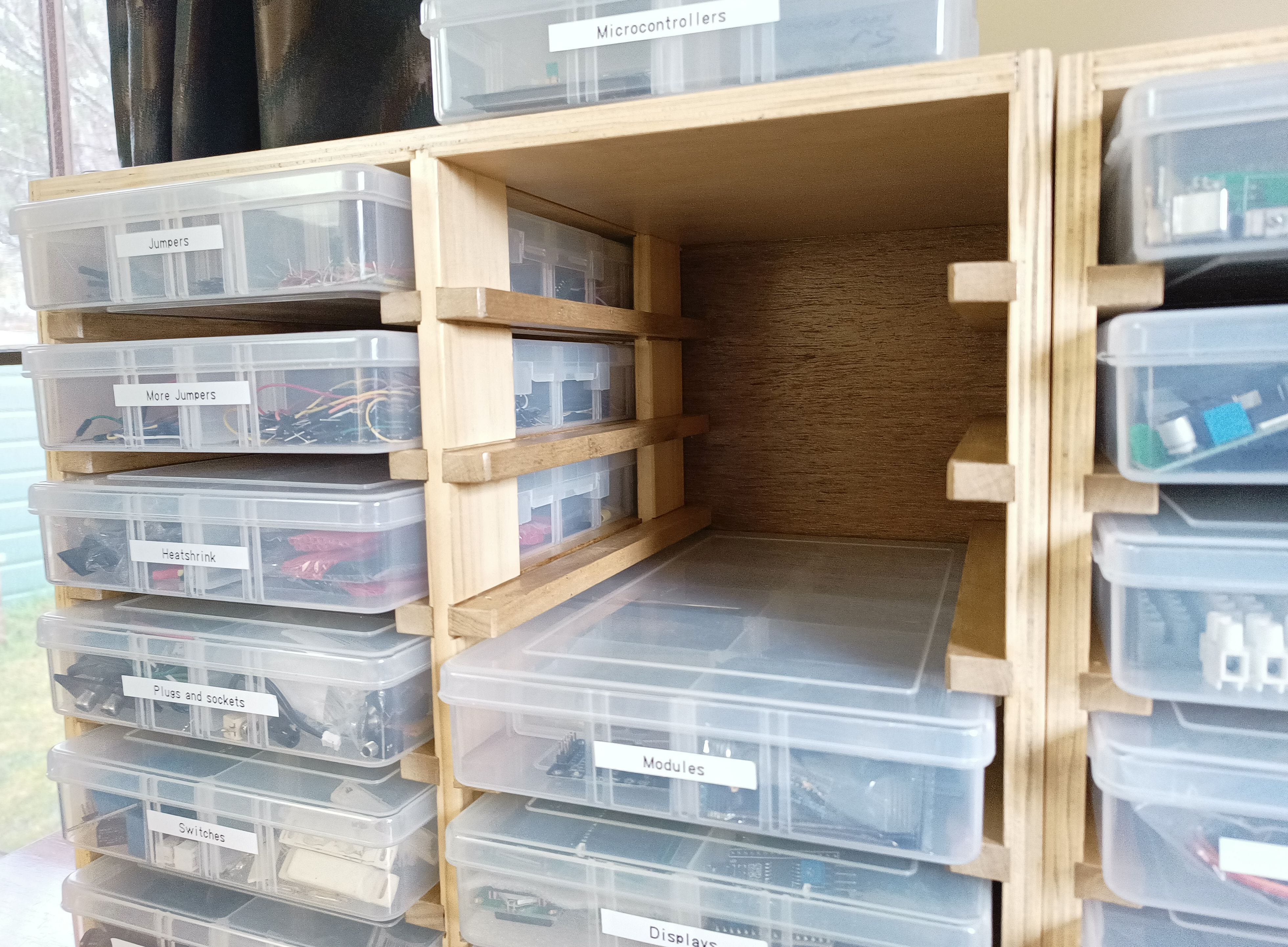 DIY Custom Shelving for Electronic Component Storage: My Experience ...