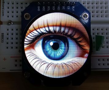 Animating a Blinking Eye on an Arduino-Powered LCD Display – Garry's blog
